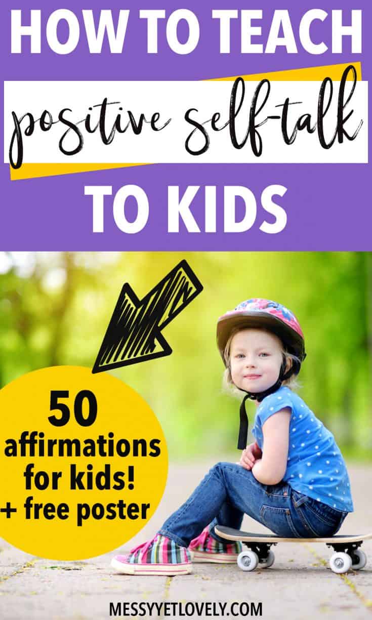 How to teach postive affirmations to kids (+50 affirmations for kids)